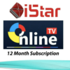 Istar Code 12-Month Subscription: All Istar Receiver Models